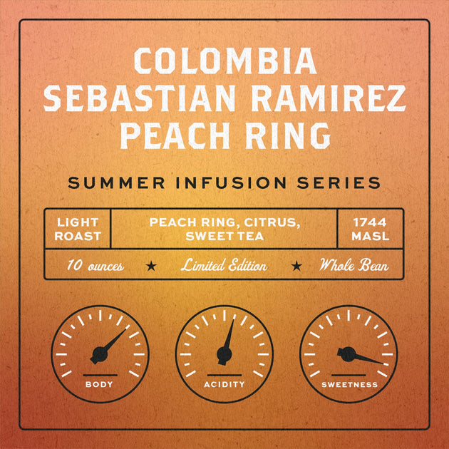 Colombia Sebastian Ramirez Peach – Evermore Coffee Roasters